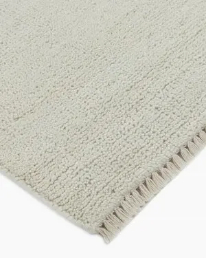 Quince Lee Hand-knotted Wool Rug - Ivory