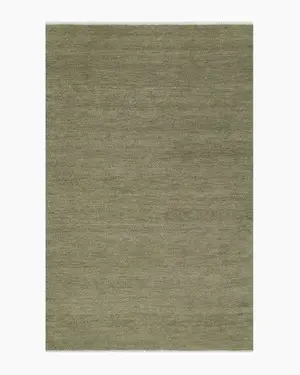 Quince Lee Hand-knotted Wool Rug Sage