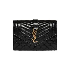 Saint Laurent Small Envelope Wallet 'noir - Black