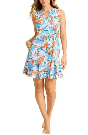 Tommy Bahama Goa Tropical Print Cover-up Dress