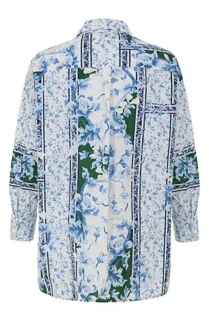 Agua Bendita Anastasia Ivy Long Sleeve Button-up Shirt