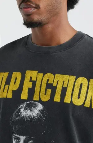ID SUPPLY CO Pulp Fiction Milkshake Graphic Cotton T-shirt