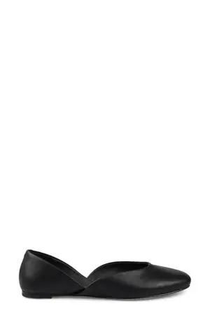 ZIGI Aberdeen D'orsay Flat - Black Leather