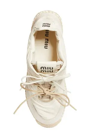 Miu Miu Espadrille Low-top Sneakers