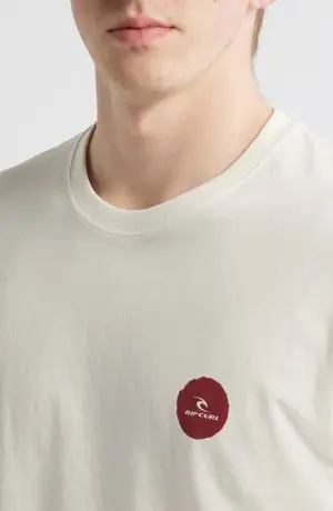 Rip Curl Made For Cotton Graphic T-shirt - Bone