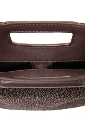 Maje M Bag With Fringe - Dark Brown