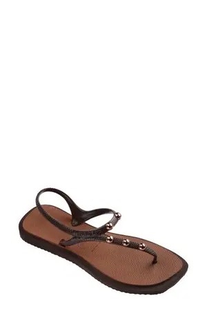 Havaianas Flash Fusion Sandal - Coffee/rust