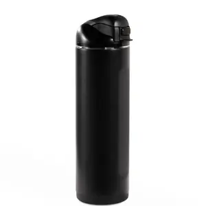 HYDROJUG Ease2o 24oz Insulated Stainless Steel Water Bottle With Dual Sip & Chug Lid - Black