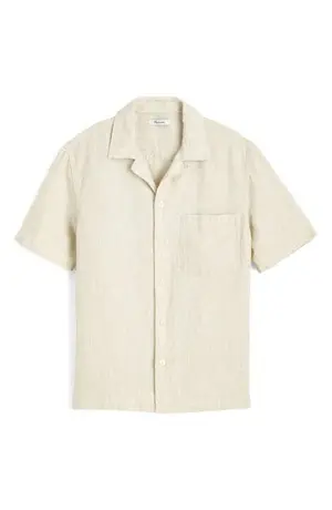 Madewell Linen Camp Shirt - Bleached