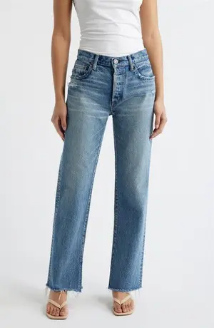 Moussy Vintage Foster Straight Leg Jeans