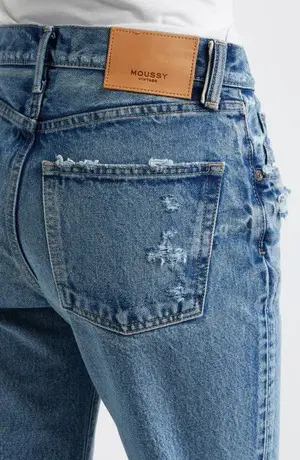 Moussy Vintage Foster Straight Leg Jeans