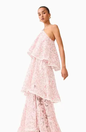 ELLIATT Valencia Floral Tiered Gown