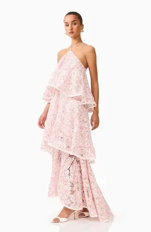 ELLIATT Valencia Floral Tiered Gown