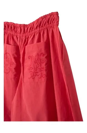 DAMSON MADDER Crop Balloon Pants - Red