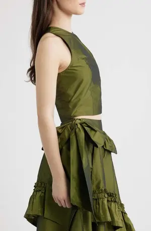 DAMSON MADDER Constance Open Back Top