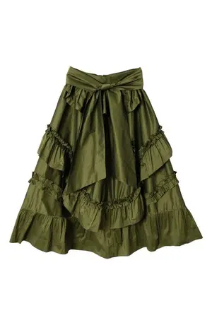 DAMSON MADDER Constance Ruffle Detail Skirt
