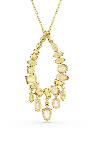 SWAROVSKI Gema Crystal Charm Pendant Necklace