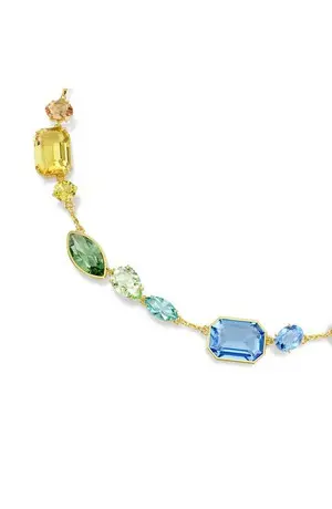 SWAROVSKI Gema Crystal Collar Necklace - Gold/multi