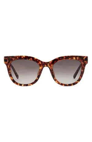 Fossil 51mm Cat Eye Gradient Sunglasses - Havana/brown Sf