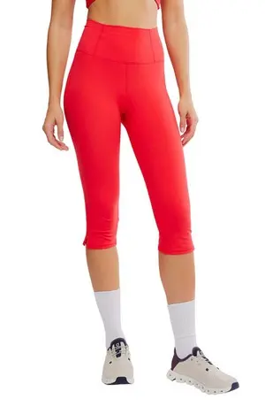 Free People Never Better Mini Leggings - Grapefruit