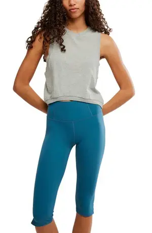 Free People Never Better Mini Leggings - Riptide
