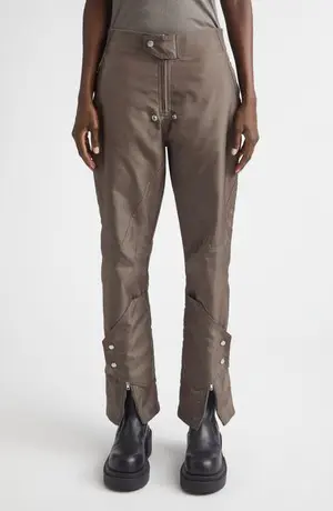 Rick Owens Light Wash Bottoms For Women