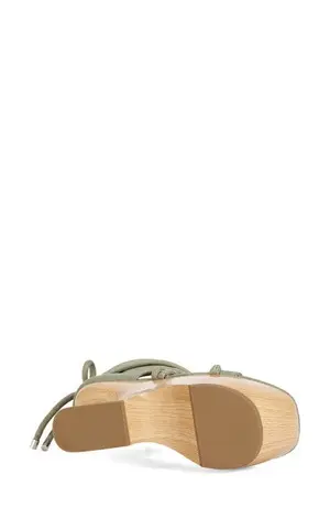 AZALEA WANG Tiziano Floating Heel Platform Sandal