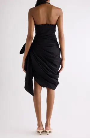 Chloé Draped Organic Cotton Poplin Dress