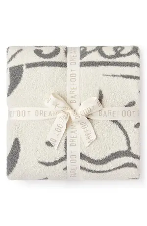 Barefoot Dreams Le Soleil Cozychic® Throw Blanket - Cream Multi