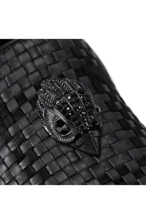Kurt Geiger Ace Woven Slip-on Loafer - Charcoal