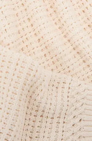REISS Bonnie Open Stitch Cotton Sweater