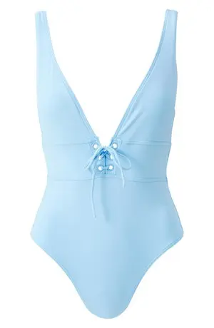 Melissa Odabash Tortuga Lace-up One-piece Swimsuit