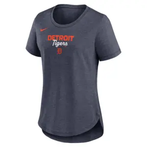 Nike Detroit Tigers Arched Team Name Mlb T-shirt - Blue