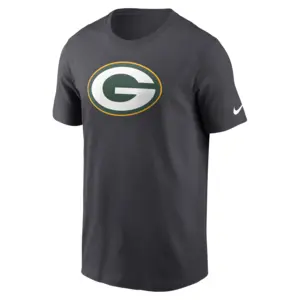 Nike Green Bay Packers Logo Essential Nfl T-shirt - Grey