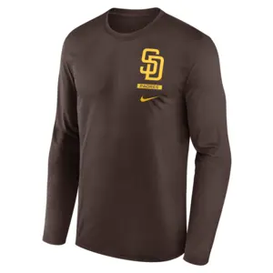Nike San Diego Padres Dri-fit Long-sleeve T-shirt - Brown