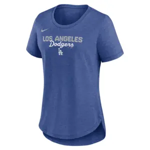Nike Los Angeles Dodgers Arched Team Name T-shirt - Blue