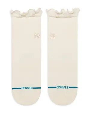 Stance Ruffle Icon Quarter Socks - Ivory
