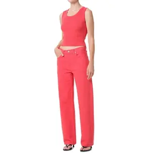 AGOLDE Shrunken Poppy Tank Top - Carnival