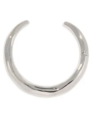 Alexis Bittar Molten Structured Collar Necklace - Silver