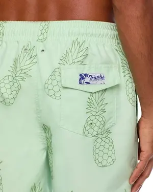 TRUNKS SURF & SWIM CO. Sano Pineapple 6.5" Swim Trunks