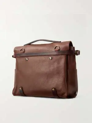 BLEU DE CHAUFFE Leather Messenger Bag