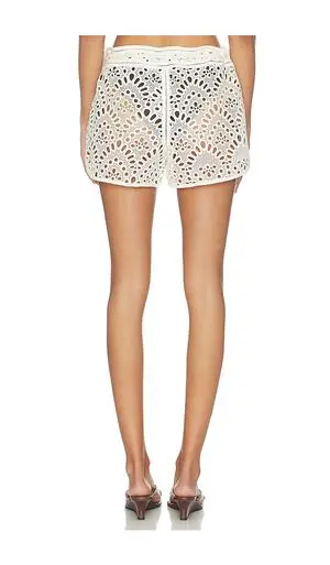Cult Gaia Cariena Eyelet Shorts