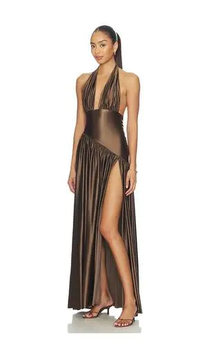 Delfi Rae Dress - Brown