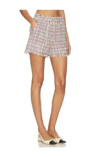 Cinq À Sept Wildflower Tweed Allen Short - Ivory Multi