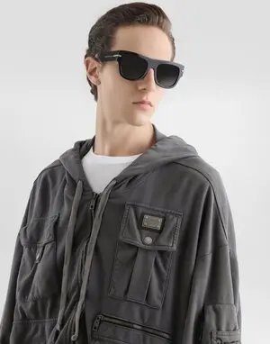 Dolce & Gabbana Jersey Hooded Sweatshirt With Vintage Finish