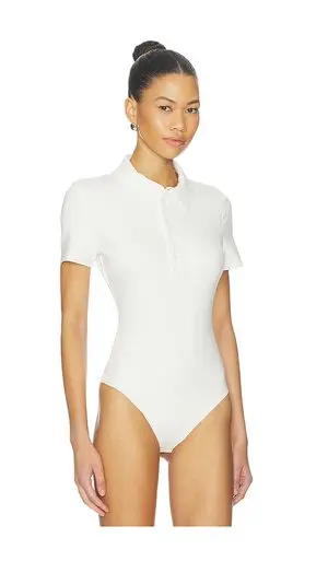 Commando Neoprene Polo Bodysuit