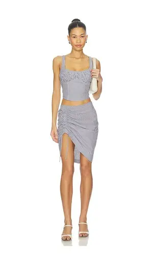 FLEUR DU MAL Poplin Bustier Top