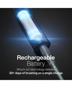 AQUASONIC Icon Rechargeable Electric Toothbrush - Black
