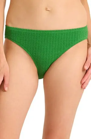 Tommy Bahama Beachy Waves Hipster Bikini Bottom - Four Leaf Clover