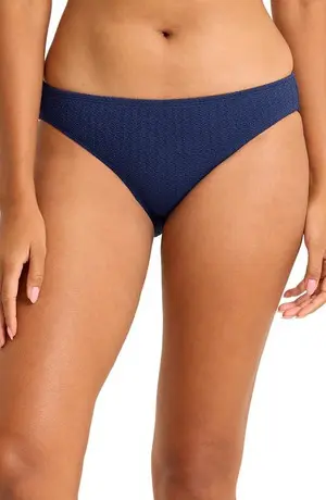 Tommy Bahama Beachy Waves Hipster Bikini Bottom Mare Navy